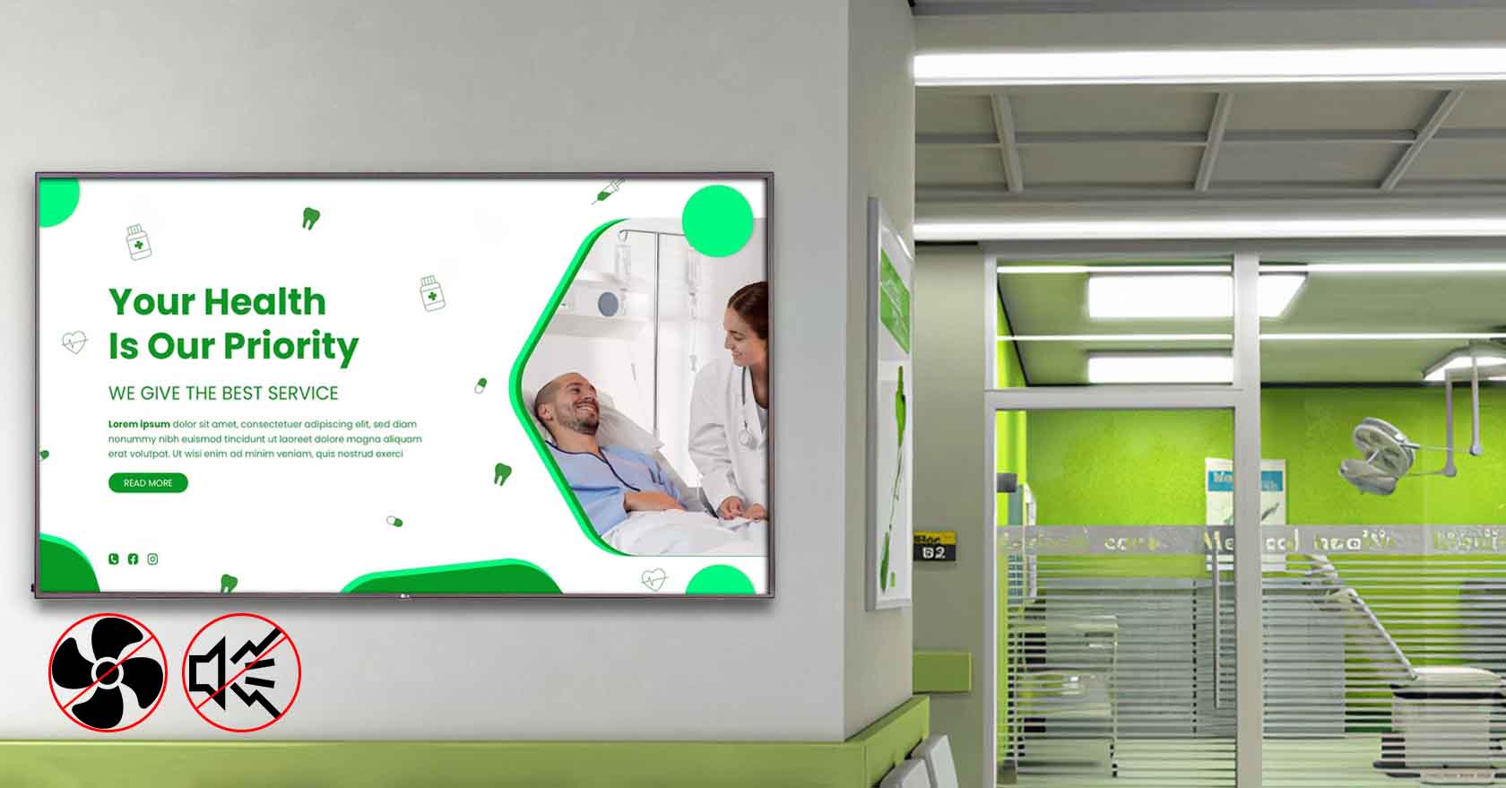 Wall Mounted Digital Signage Displays – Trend World